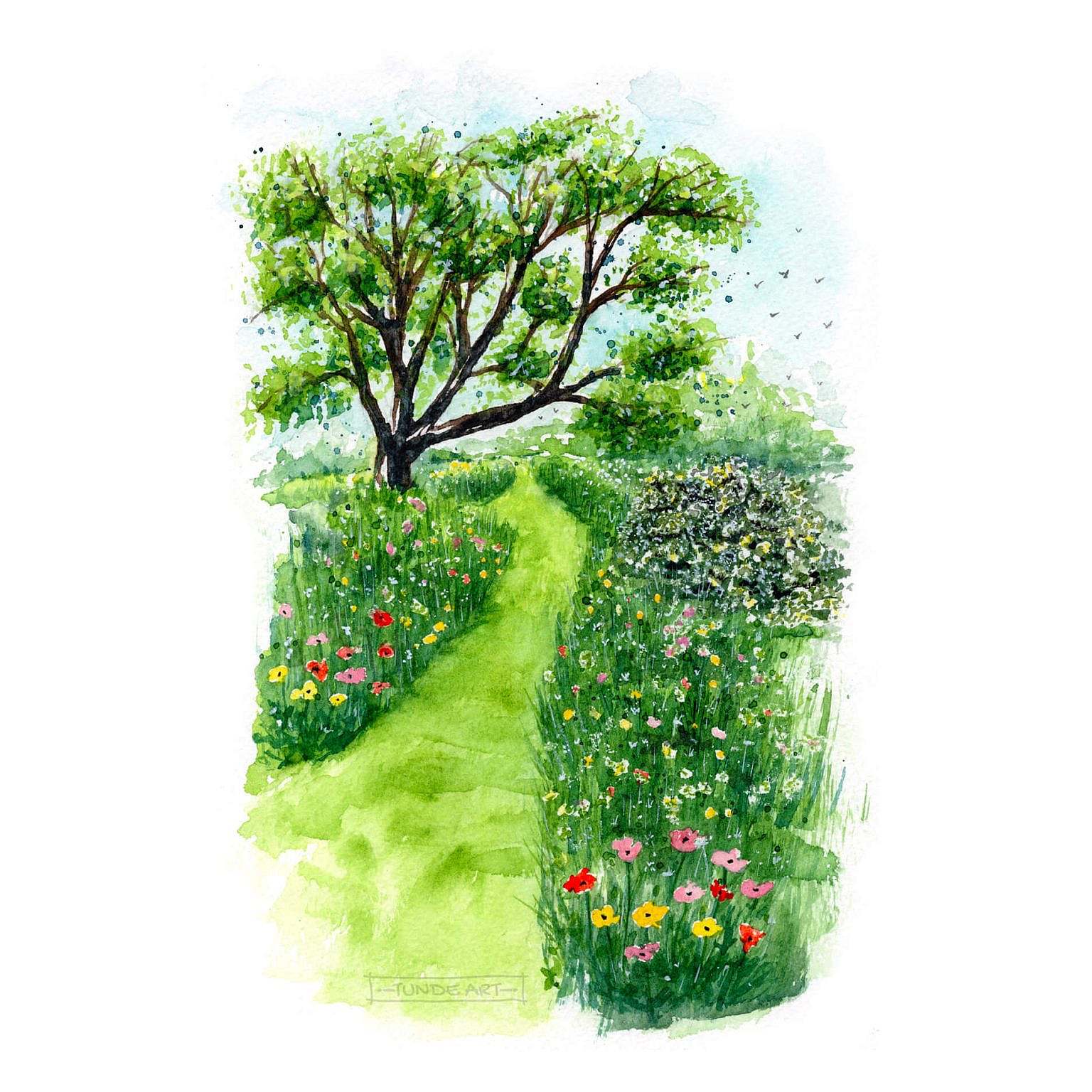 Depicting the magic of spring - Tunde Art